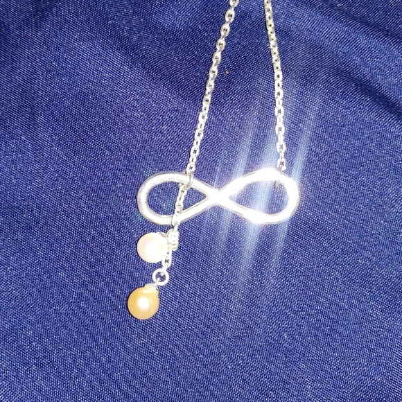 Jewelry | Infinity Double Pearl Necklace | Poshmark